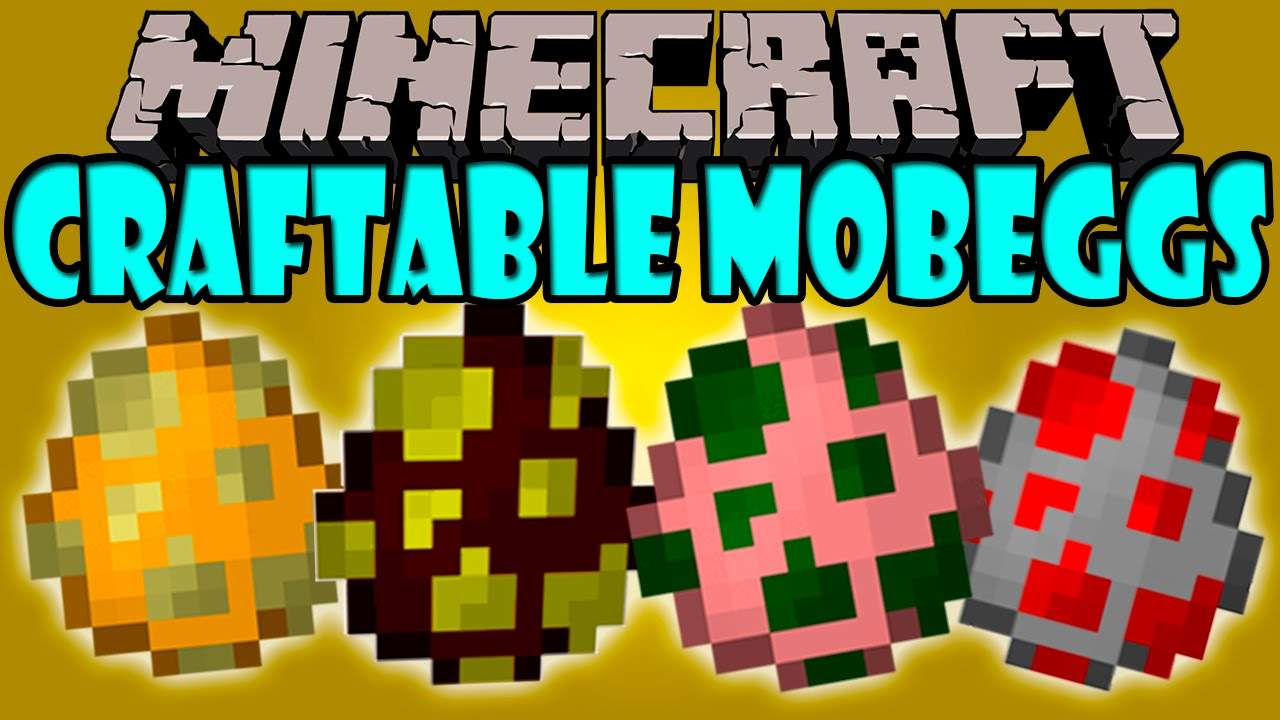 Craftable Mob Eggs Mod for Minecraft 1.7.10
