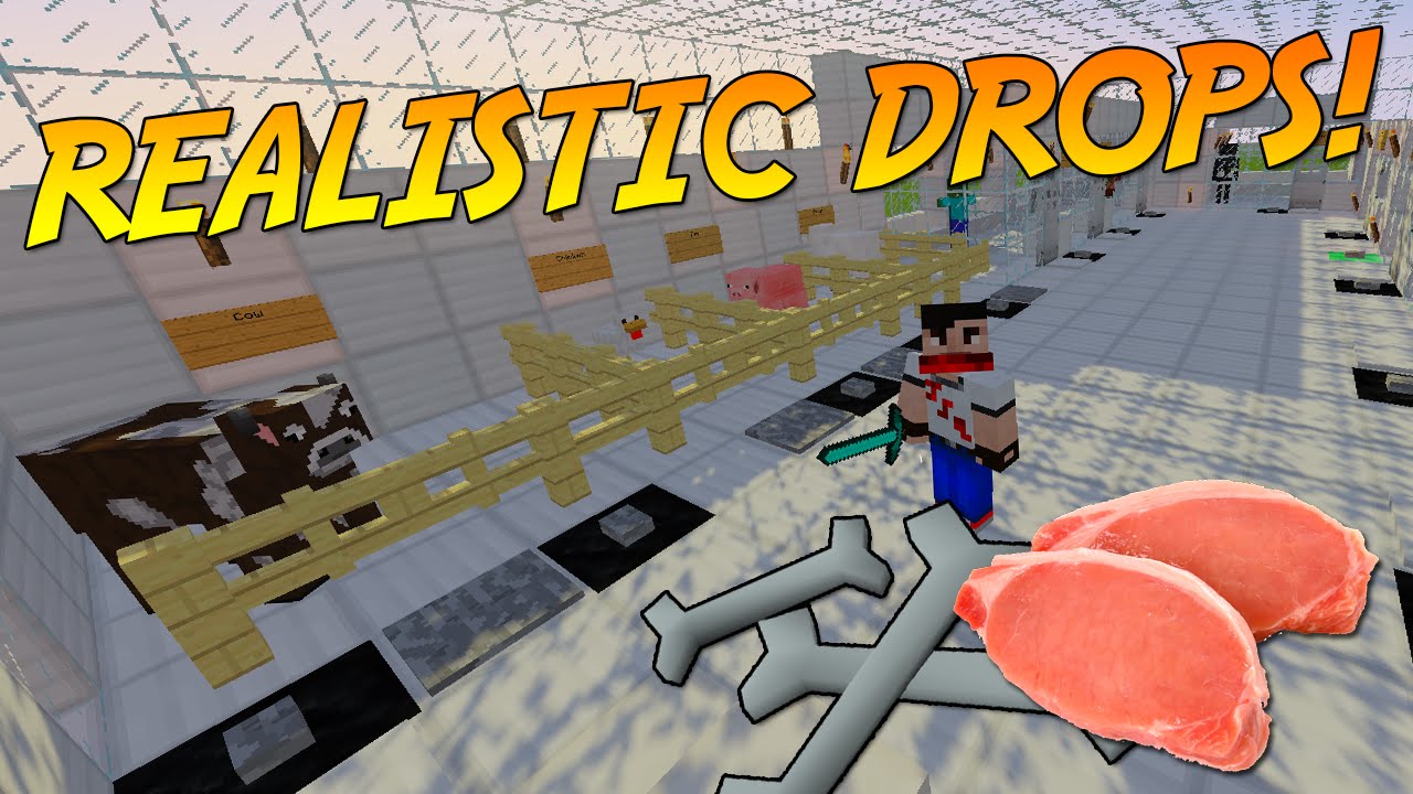 Minecraft drop mod