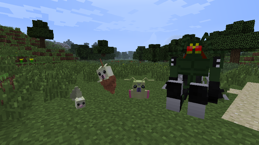 Digimobs Mod for Minecraft 1.10.2